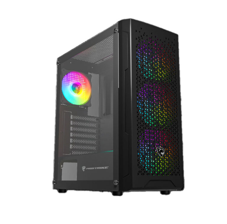 PROSTRIKE SKULL BLACK ARGB CASE ATX - CasaConfig
