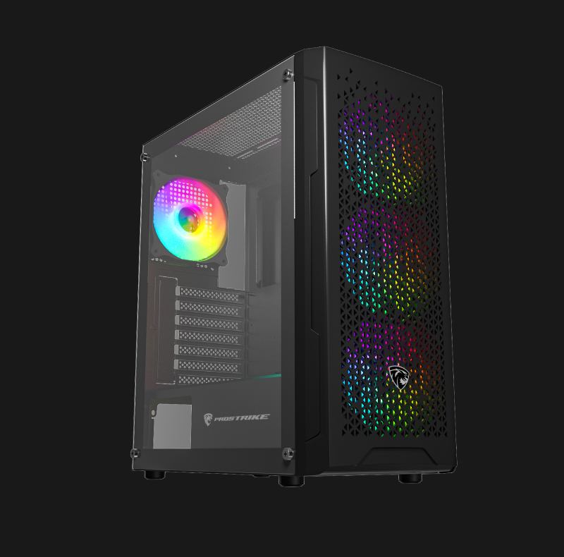 PROSTRIKE SKULL BLACK ARGB CASE ATX – CasaConfig